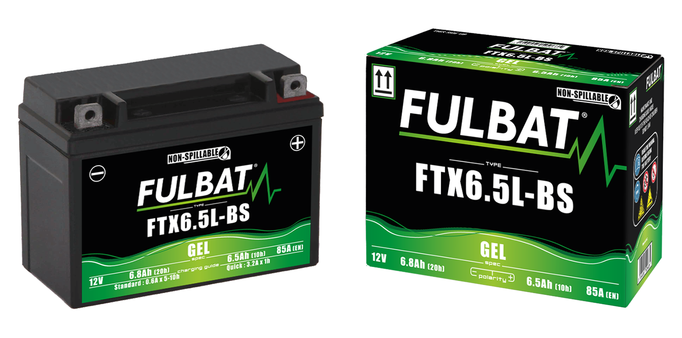 NEW GEL FTX6.5L-BS BATTERY - Fulbat
